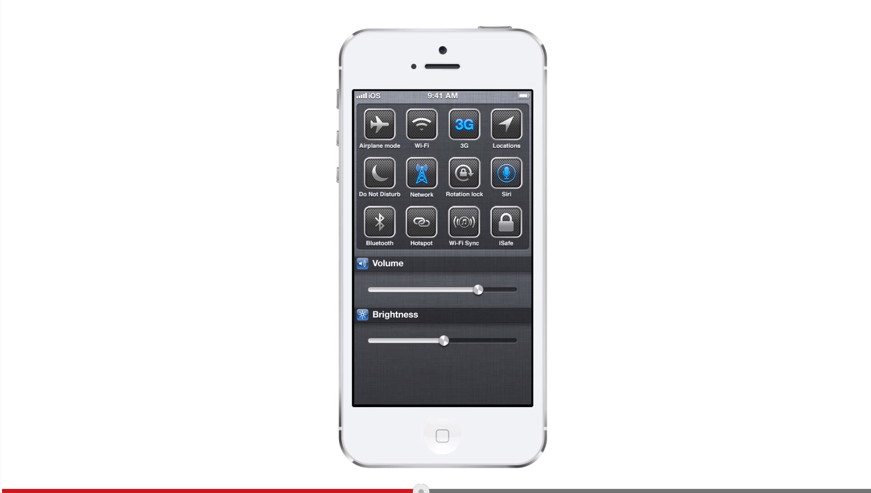 Une proposition d'interface pour iOS 7